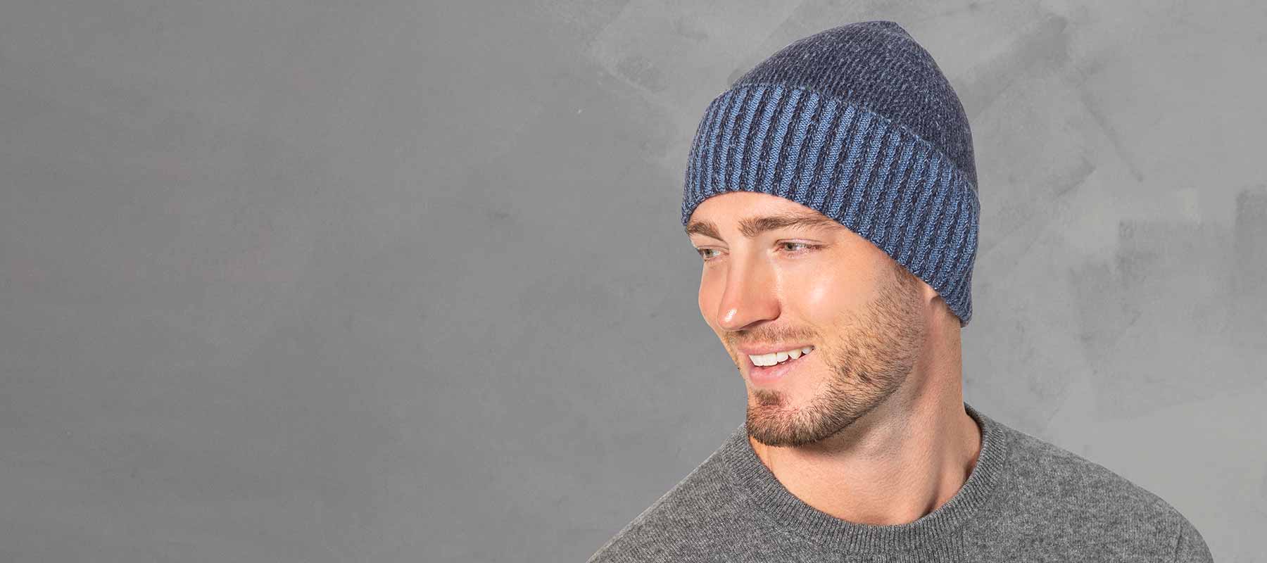 Cashmere Beanies & Hats for Men | Amicale Cashmere